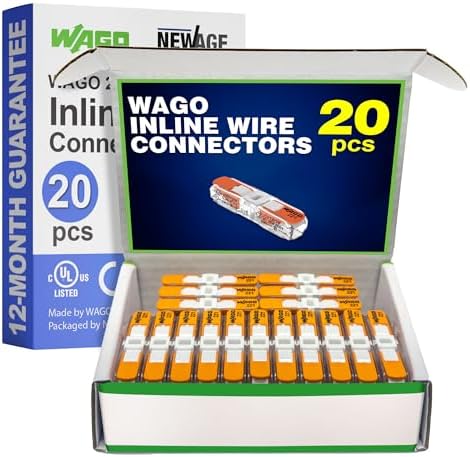 WAGO 221-2401 Inline Splicing Wire Connector Pack | 221 Series Lever ...