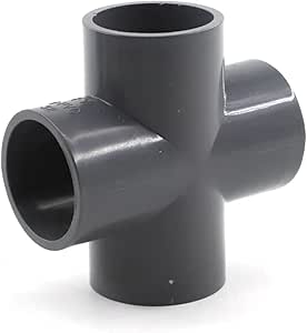 Amazon.co.jp: Gray ID 20/25/32mm PVC Pipe Connector PVC Straight Elbow ...