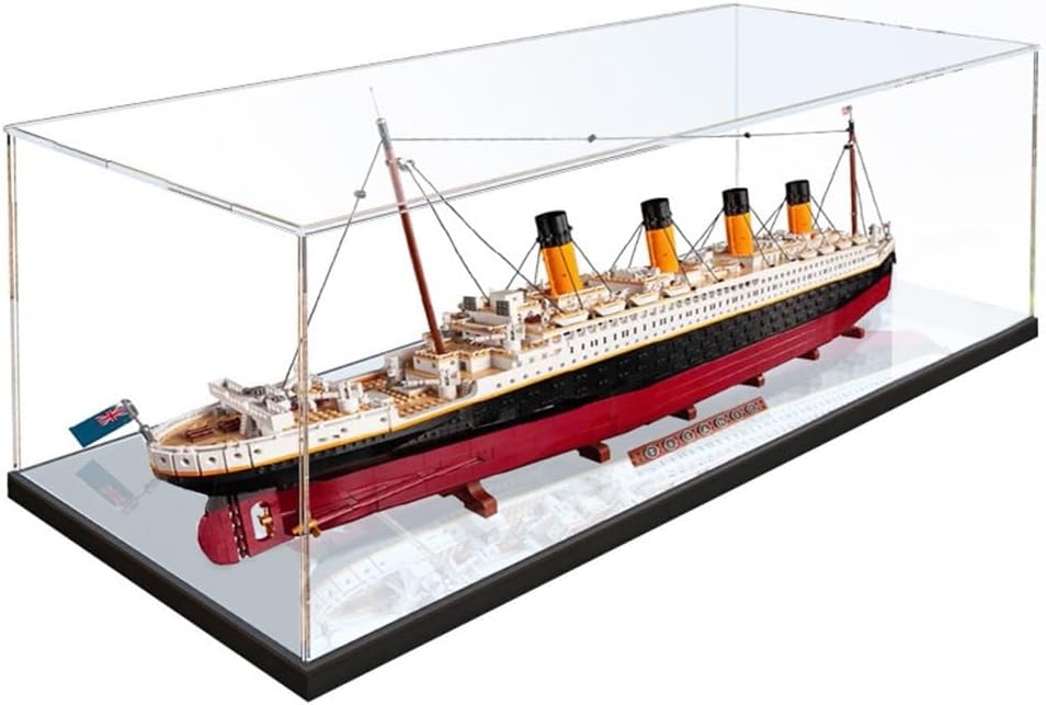Caikbms Acrylic Display Case Compatible with Lego 10294 Titanic Model ...