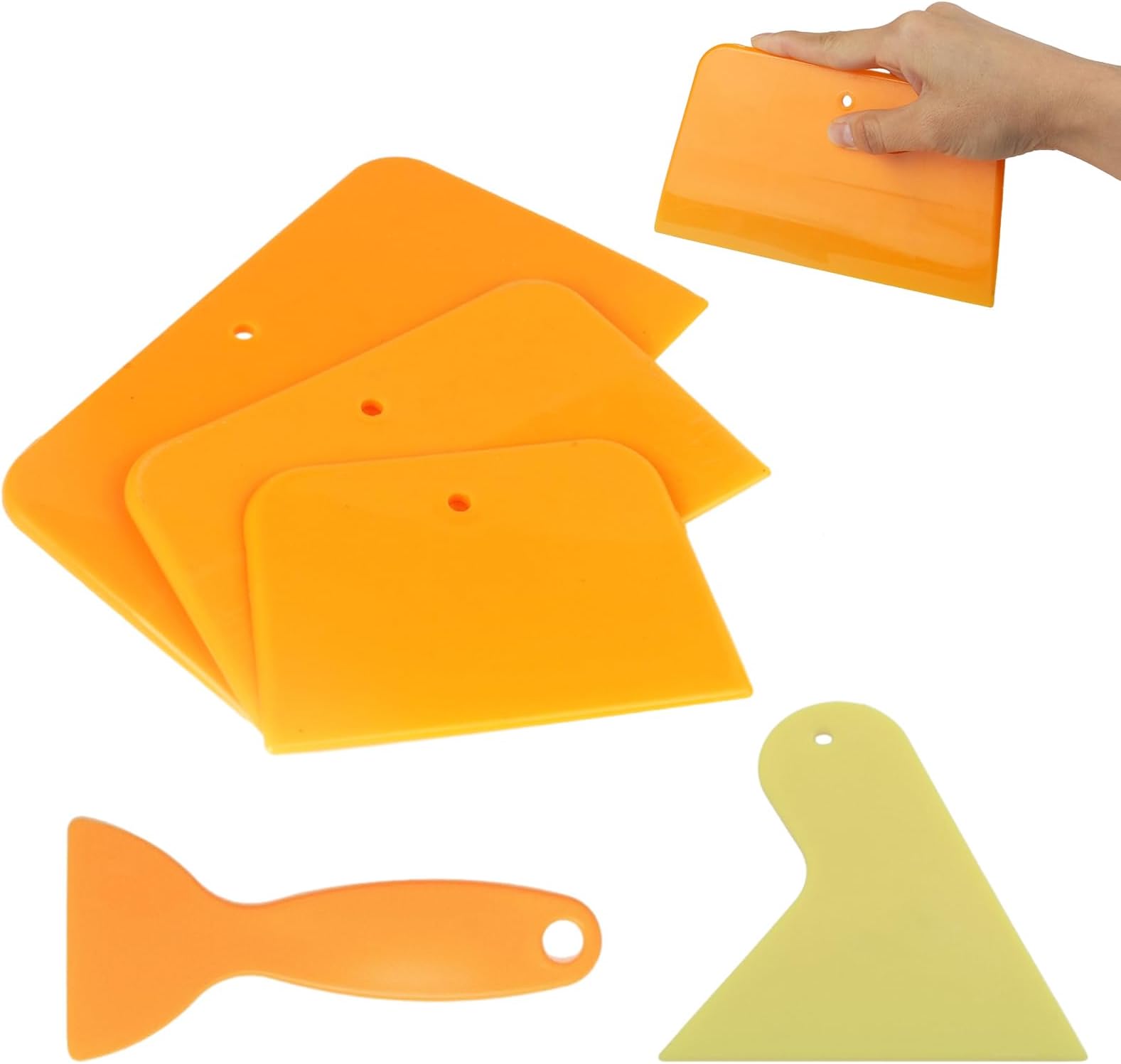 Violotoris 5pcs Filler Spreader, 4", 5", 6" Reusable Automotive Body ...