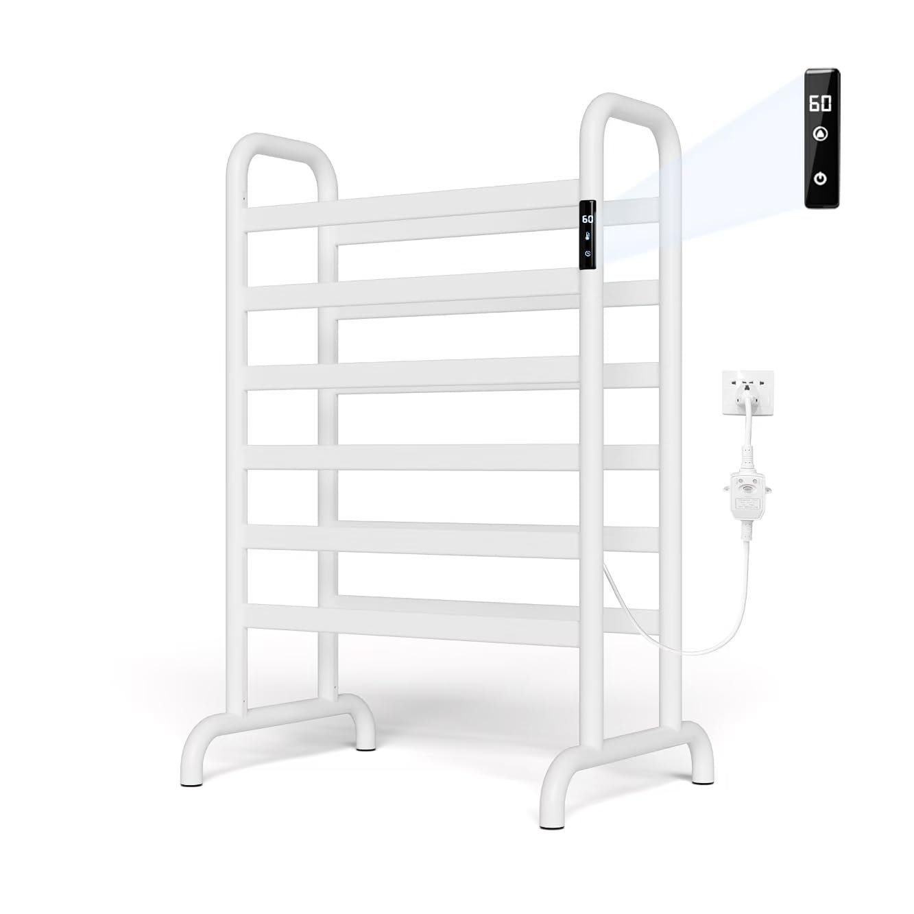 Amazon.com: Freestanding Towel Warmer Rack with LED Display, Timer, and ...