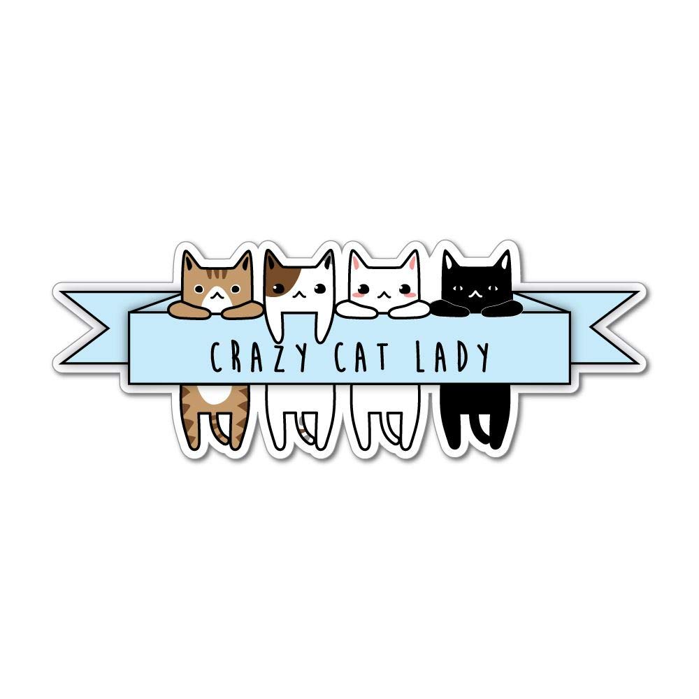 Crazy Cat Lady Car Decal
