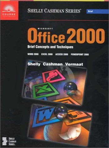 Buy Microsoft Office 2000 Brief Concepts and Techniques: Word 2000 ...