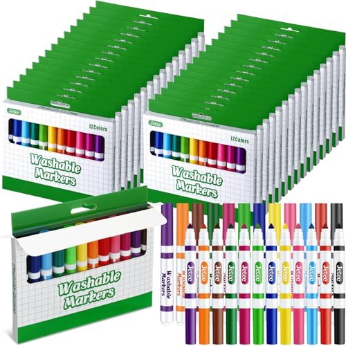Amazon.com: Crayola Washable Markers - Brown (12ct), Kids Broad Line ...