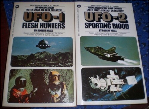 COMPLETE SET OF 2 "UFO" BOOKS: UFO-1 Flesh Hunters / UFO-2 Sporting ...