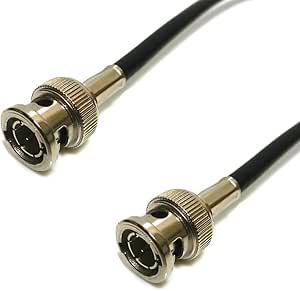 Amazon | エレックスシステム 10m BNCケーブル 太さ3C同軸ケーブル 3C2V使用 両端BNCコネクタ付 ES-3C10/BNC-BNC | エレックスシステム(Elex ...