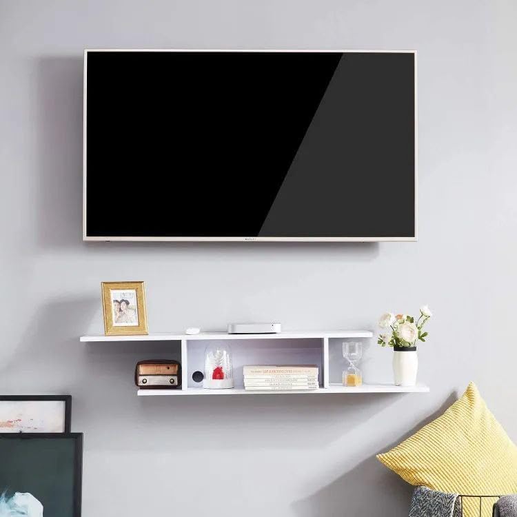 SMART SHOPPEE Set top Box Stand Wooden Wall Shelves | Setup Box Stand ...
