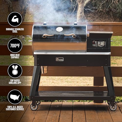 recteq Patio Legend 410 Pellet Grill + Grilling Basics Bundle | Wifi ...