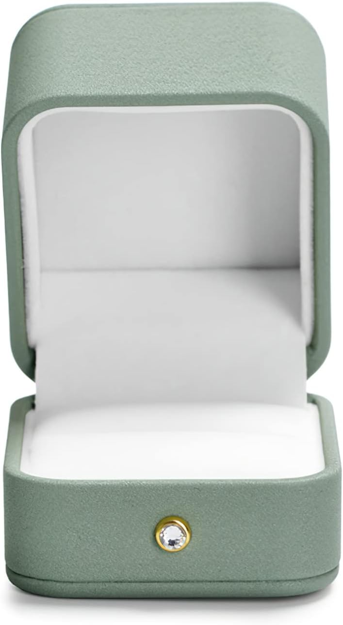 Amazon.co.jp: Woodten指輪ケース リングケース 指輪ケース プロポーズ ジュエリーケース ジュエリーケース 持ち運び リングケース プロポーズ プロポーズ、婚約、告白などに ...
