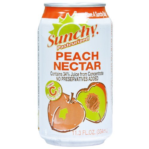 Amazon.com : Sunchy Pasteurized Peach Nectar 11.3 OZ : Energy Drinks ...