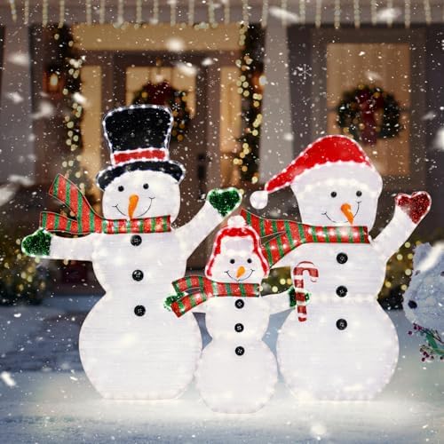 Amazon.com : Snowman Christmas Staircase Decorations Set Banister ...