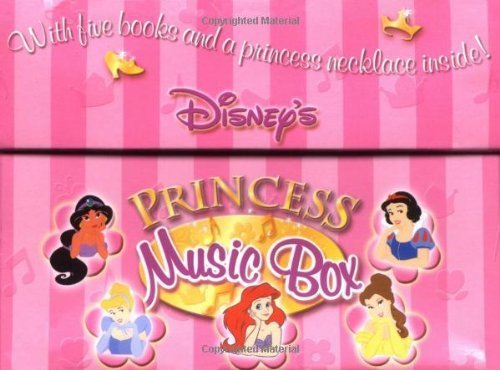 Disney's Princess Music Box: With Five Books and a Necklace Inside ...
