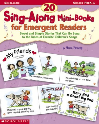 20 Sing-Along Mini-Books for Emergent Readers | Amazon.com.br
