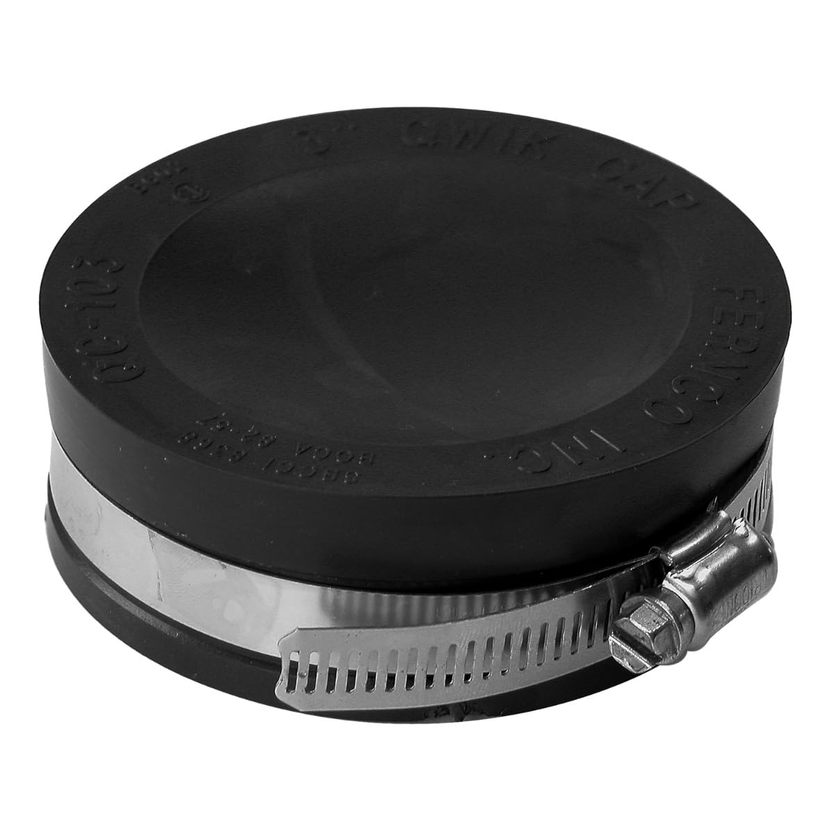 Snapklik.com : Fernco QC-103 2 Pack 3-in. Qwik Cap Flexible PVC Pipe Cap