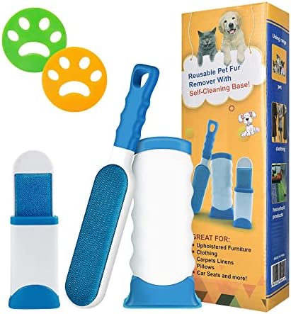 Wouble Togli Peli Animali,Lint Rullo Spazzola per Cani e Gatti ...