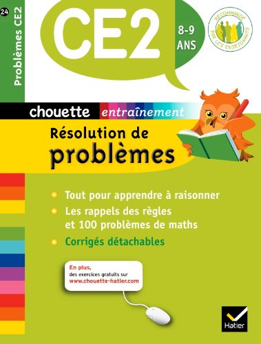 Amazon.com: CHOUETTE; résolution de problèmes ; CE2: 9782218960512 ...