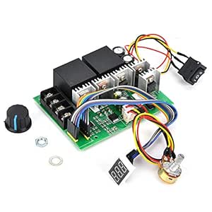Motor Speed Controller, Linear Under Load PWM DC Motor Speed Controller CW/CCW Switch 0~100% 60A ...
