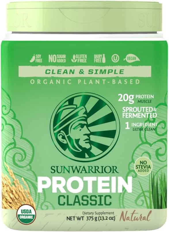 Amazon.com: Brown Rice Protein Powder with Bcaa & Amino Acids Raw Rice ...