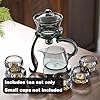 Amazon.com | Magnetic Glass Tea Pot, Lazy Kungfu Tea Set, Sturdy High ...