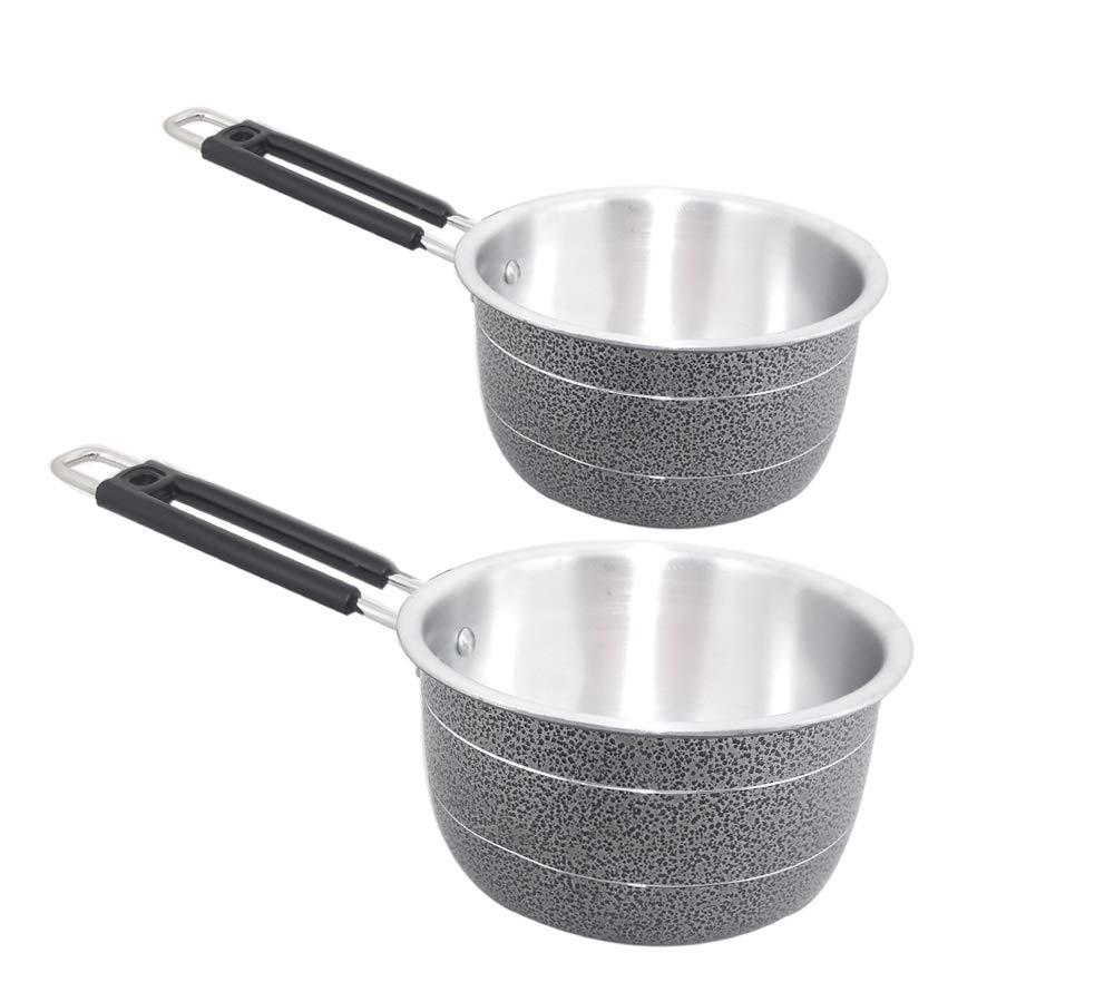 Buy Bartan Bub Saucepan Set (1500ml, 1800ml) Sauce Pan 17 cm, 19 cm ...