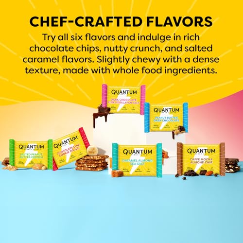 Quantum Energy Squares Variety 12-Pack Healthy Snack Bars - Future of ...