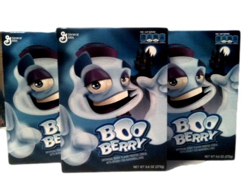 Amazon.com: Monster Cereal, Boo Berry, 9.6-ounce Boxes (Pack of 3 ...