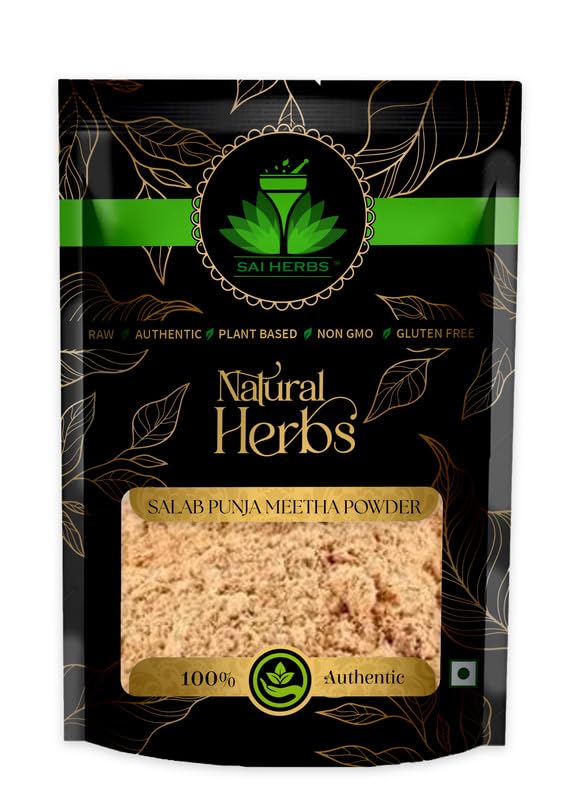 Buy SAI HERBS Salab Punja Mitha Ayurvedic Powder - Salab Panja ...