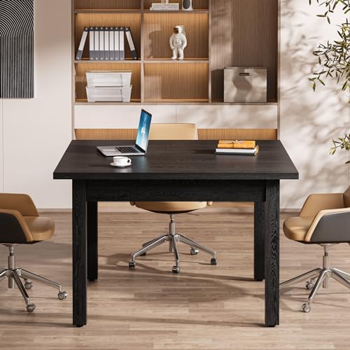 Amazon.com: Tribesigns 39.4-Inch Square Conference Table for 4 People ...