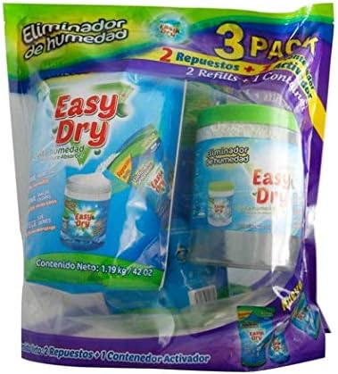 Eliminador de Humedad Easy Dry con Contenedor Activador : Amazon.com.mx ...