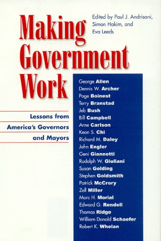 Amazon.com: Making Government Work: Lessons from America's Governors ...