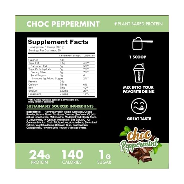 BLESSED Vegan Protein Powder - Plant Based Protein Shake Meal ...