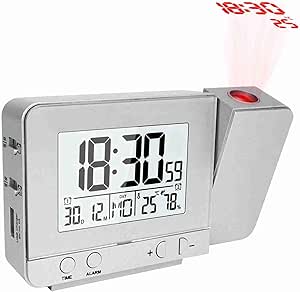 Yinhing Digital Projector Alarm Clocks, Projection Alarm Clock with ...