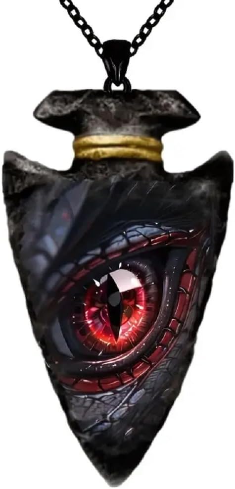 AttractionOil.com Dragon Eye Arrowhead Necklace | Amazon.com