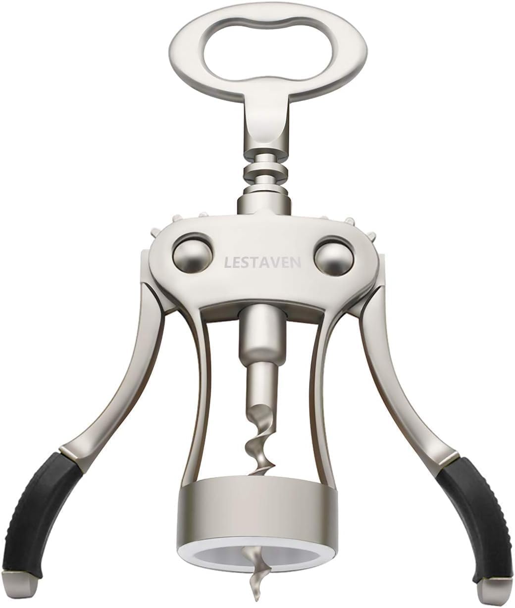 Amazon.com: Stainless Steel Wing Corkscrew Wine Opener, Waiters ...