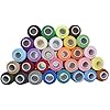 Amazon.com: Sewing Threads Kits Polyester 30 Spool 250 Yards Per Spools ...