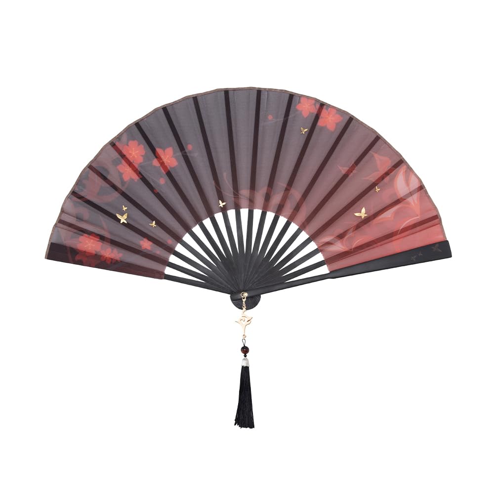 Amazon.com: GENSHIN IMPACT Hu Tao Impression Apparel Series Folding Fan ...