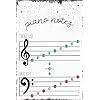 Music Education Music Wall Art Theory Piano Notes Bass Clef Treble Clef ...