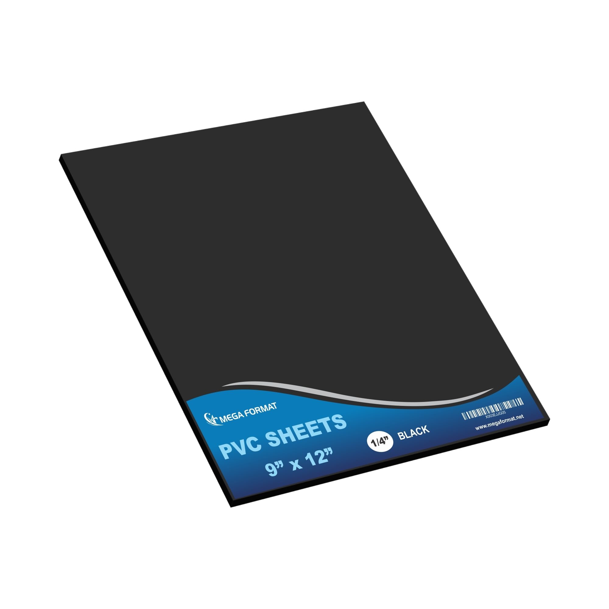 Snapklik.com : Mega Format Expanded PVC Plastic Sheets - 9" X 12" Black ...