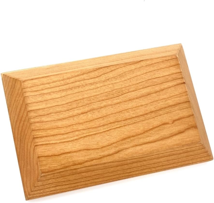 Amazon.com: WIN CHAMP Solid Cherrywood Pedestal, Rectangular Wood ...