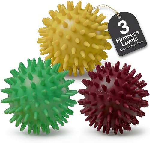 Amazon.com: HELDSON® 3 Spiky Massage Balls Set [Soft, Medium, Hard ...