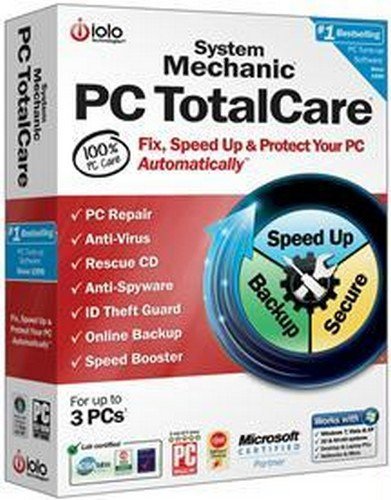 Amazon.com: SYSTEM MECHANIC PC TOTALCARE (WIN XP,VISTA,WIN 7/DVD ...