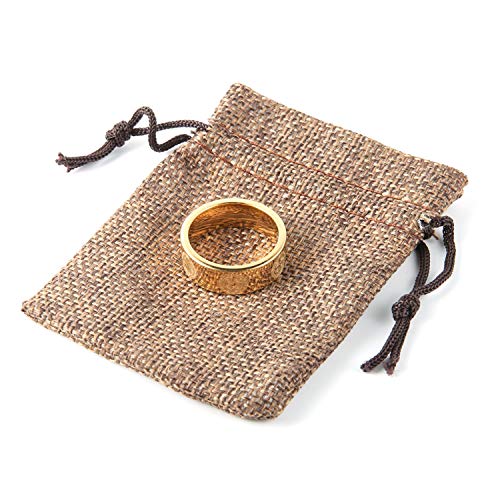 HZMAN 8mm St Benedict Exorcism Ring for Men Stainless Steel Retro ...