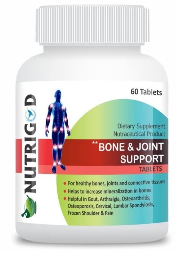 Nutrigod Ayurvedic Calcium Supplement for Bone Health and Joint Support ...
