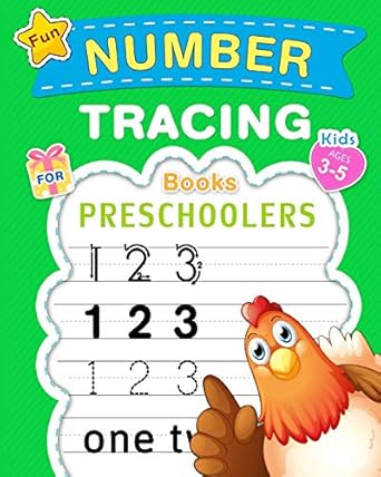 Fun Number Tracing Book for Preschoolers & Kids Ages 3-5: Count and ...