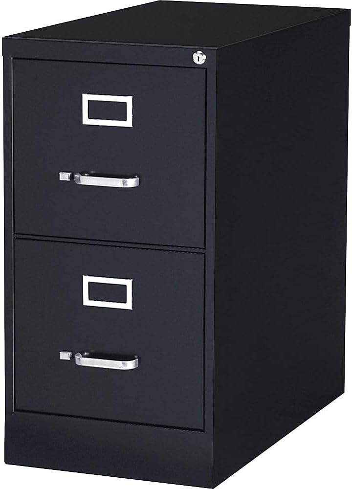 Amazon.com: Lorell 2-Drawer Vertical File with Lock, 15 by 26-1/2 by 28 ...