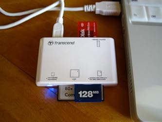 Amazon.com: Transcend P8 15-in-1 USB 2.0 Flash Memory Card Reader TS ...