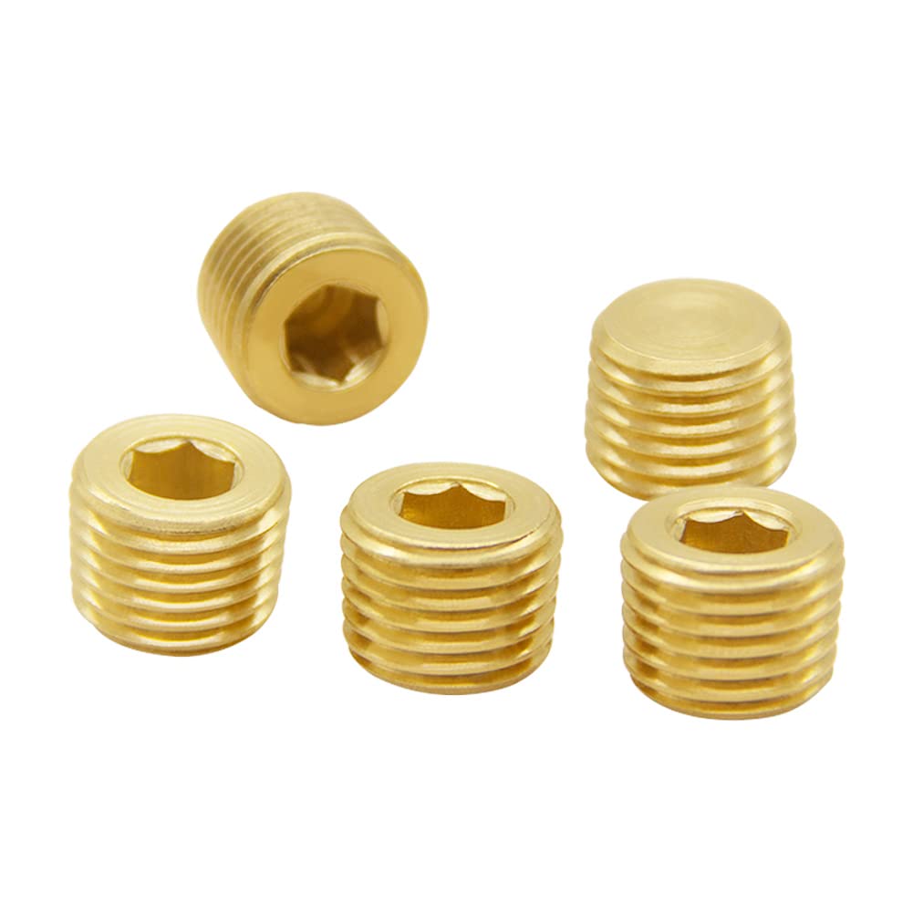 Snapklik.com : 10PCS 1/4 Inch NPT Pipe Plug Internal Hex Thread Socket ...