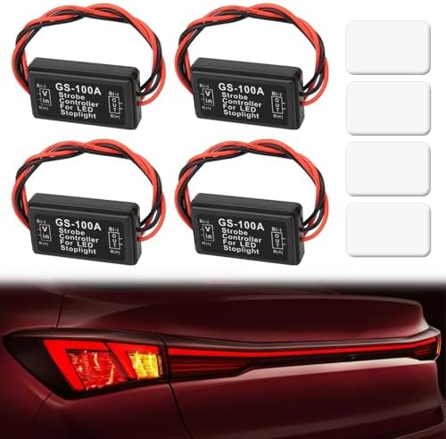 Amazon.com: 2PCS 6V-30V GS-100A LED Brake Light Flasher with Pre-Wired ...