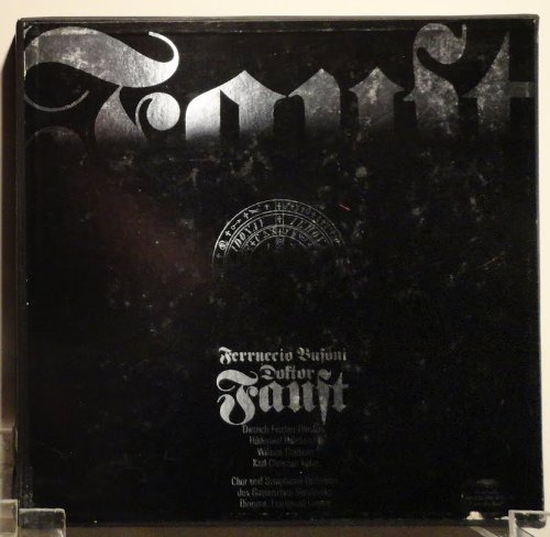 Busoni: Doktor Faust, Leitner, 3 LP's, Fischer-Dieskau, Grammophon ...