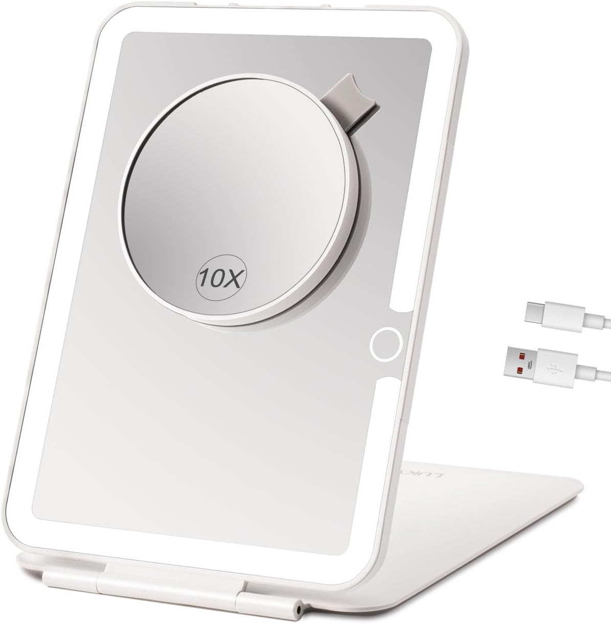 Amazon.com - Fancii Rechargeable Travel Makeup Mirror with Bright LED ...